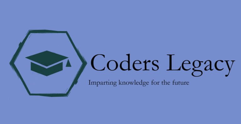 CodersLegacy - Imparting knowledge to the Future