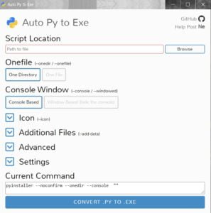 Auto py to exe Tutorial - CodersLegacy