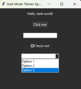 Creating your own Dark Theme in Tkinter - CodersLegacy